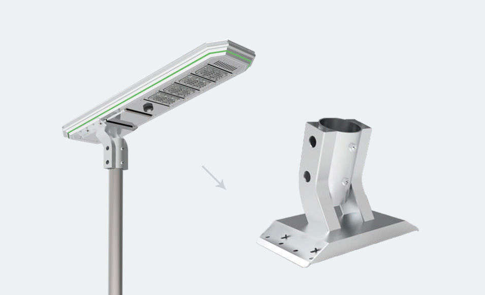All-in-one Solar Street Light All-in-one design and charged by solar.