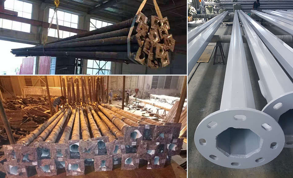 LED light pole with 3-12meter