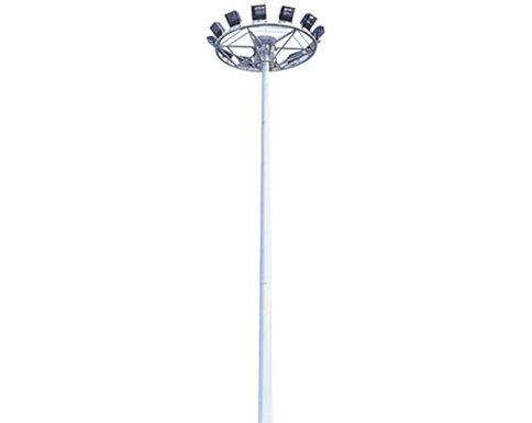 High Mast Lighting Pole(15-40Meter), Lighting pole Size: 3-12Meter